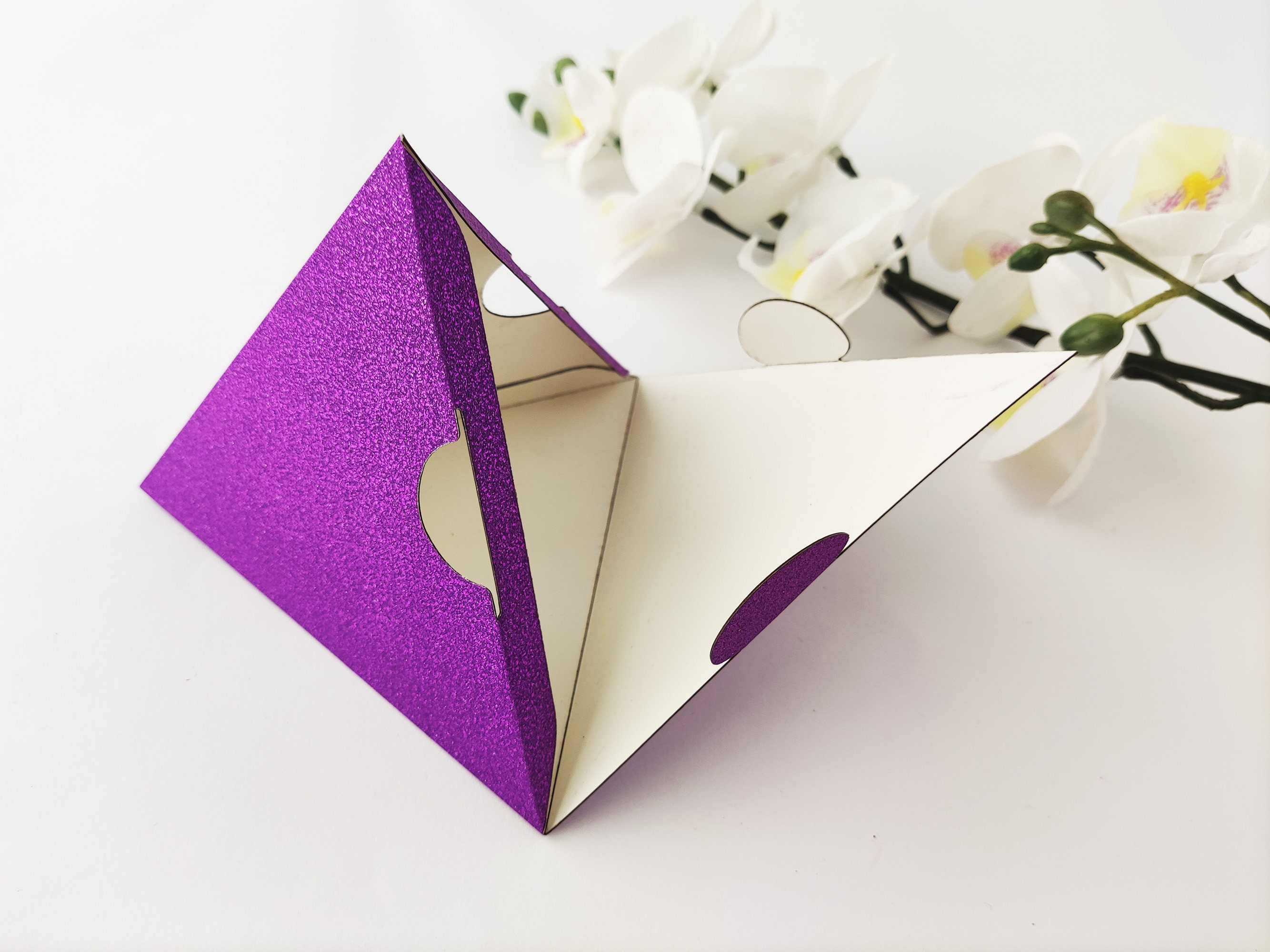 Pyramid Box | Original Candy Box | Printable Box Template | Gift | Cut ...