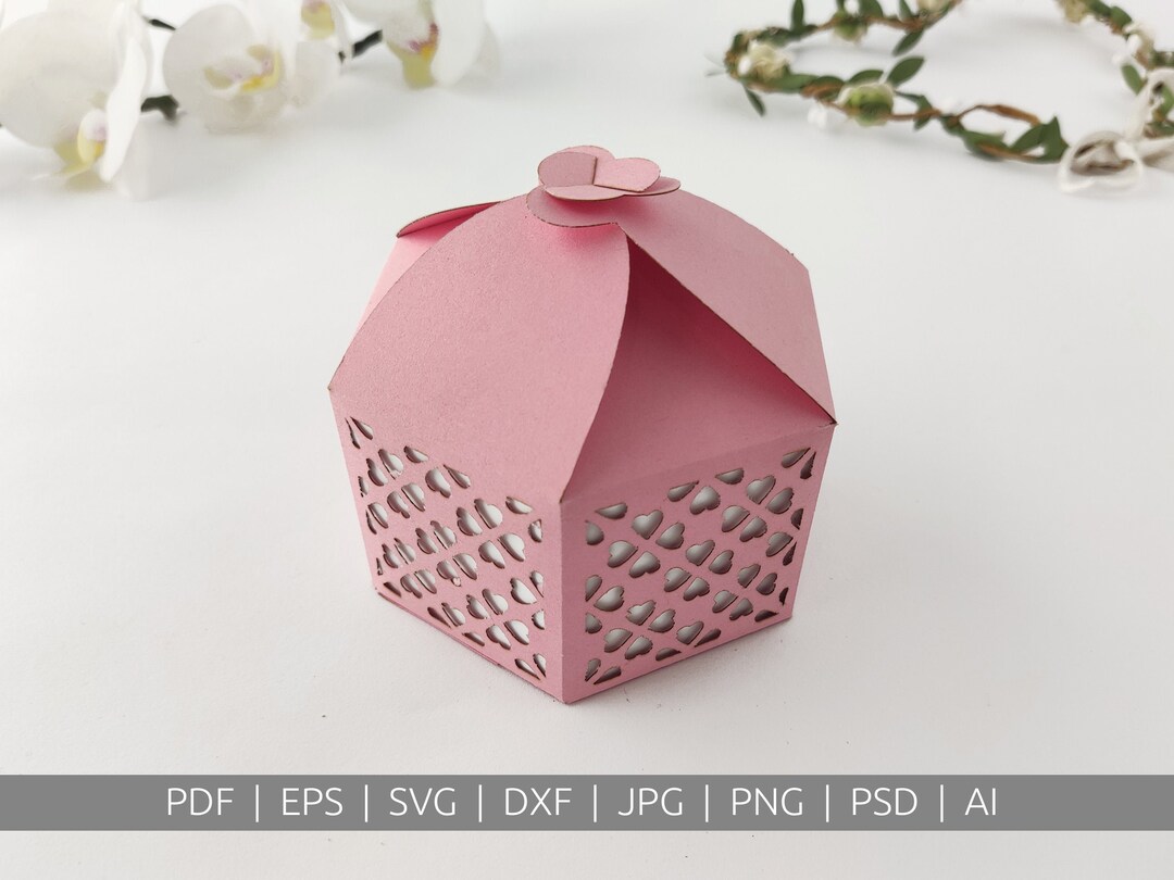 Lantern Box With a Pattern Cut Out | Printable Box Template | Wedding ...