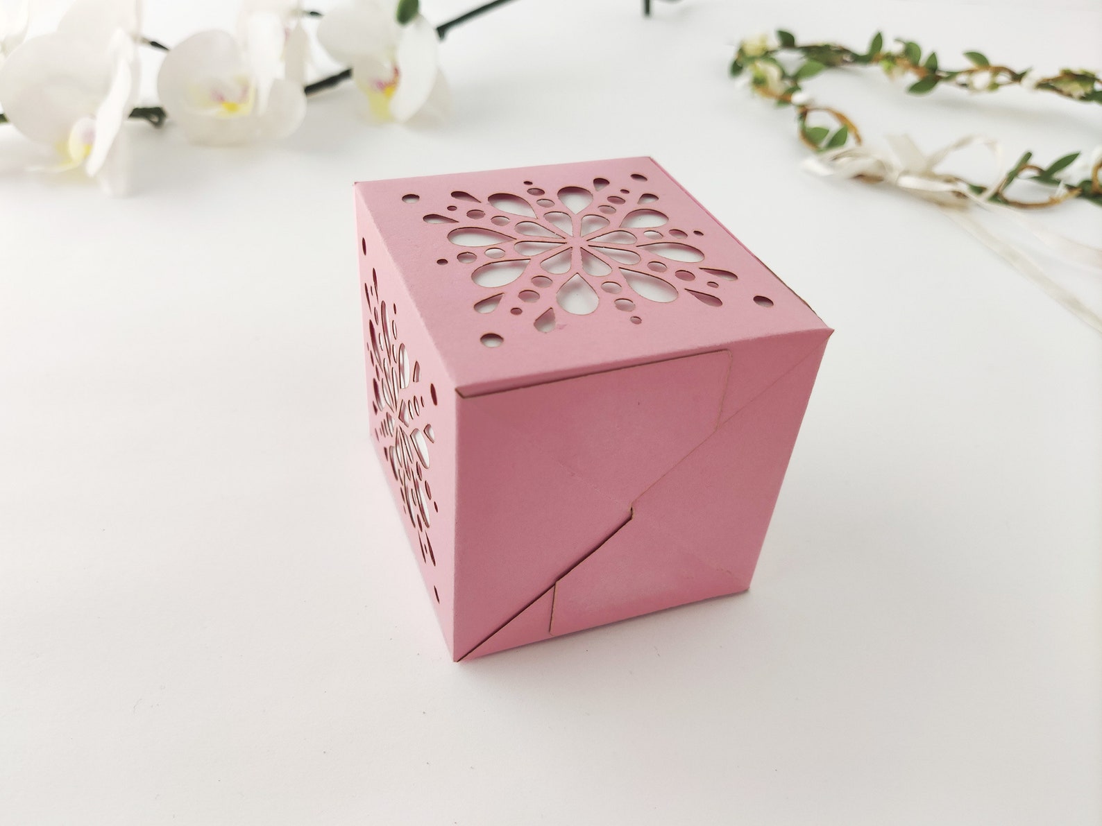 Butterfly Box With a Pattern Cut Out | Printable Box Template | Gift ...