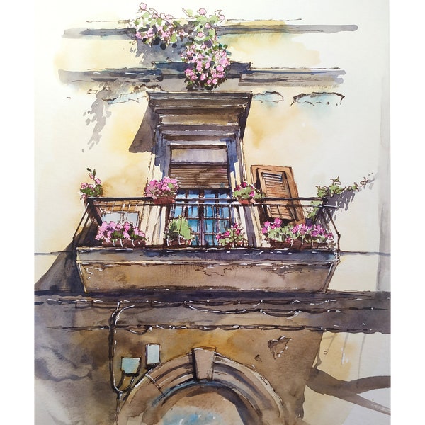 Italian Balcony - Etsy