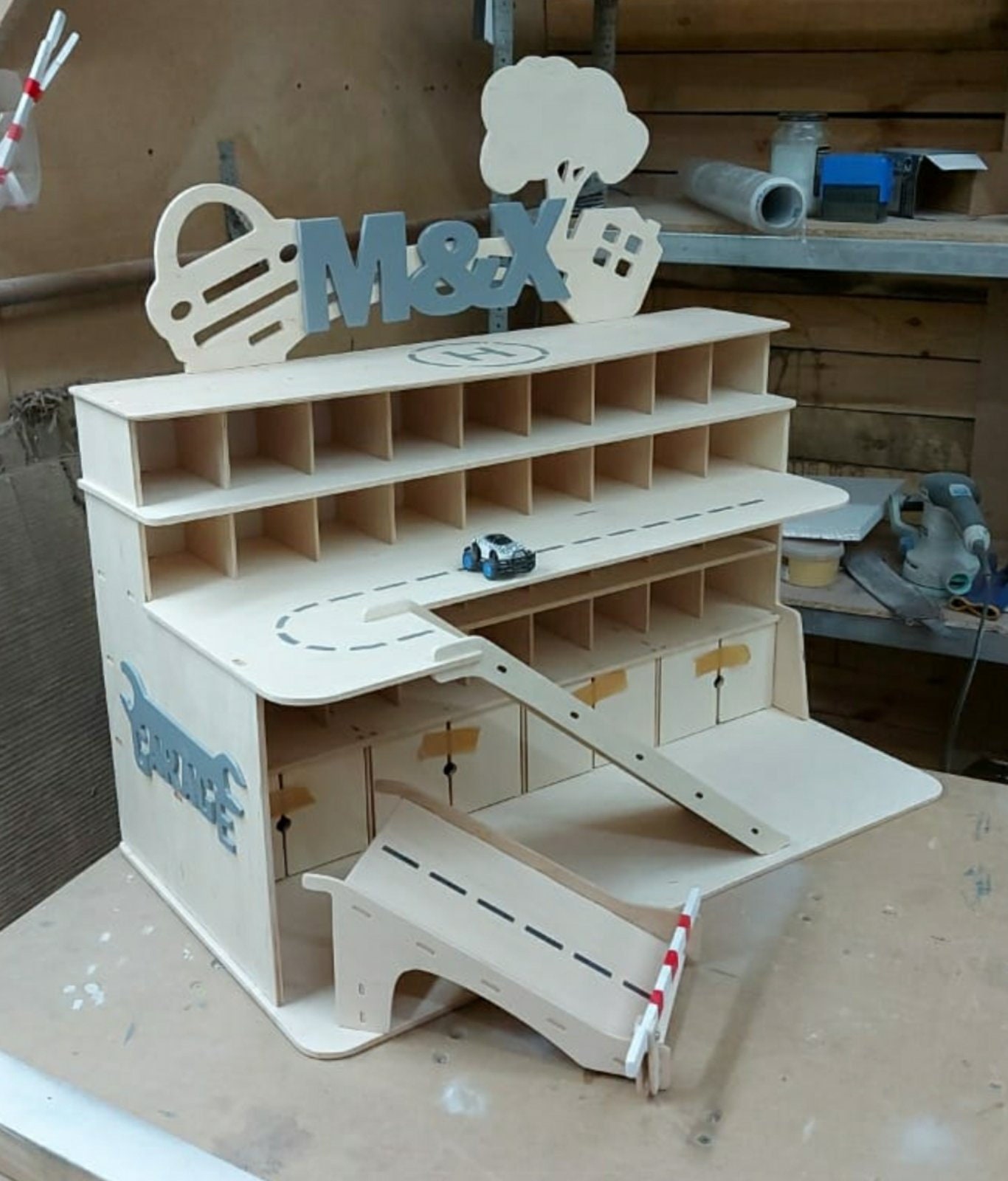 Shelf for Cars, Parking, Wooden Furniture - Etsy