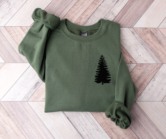 Pine Tree Sweatshirt Evergreen Trees Travel Sweatshirt Gift - Etsy Pine Tree Sweatshirt Evergreen Trees Travel Sweatshirt Gift - Etsy