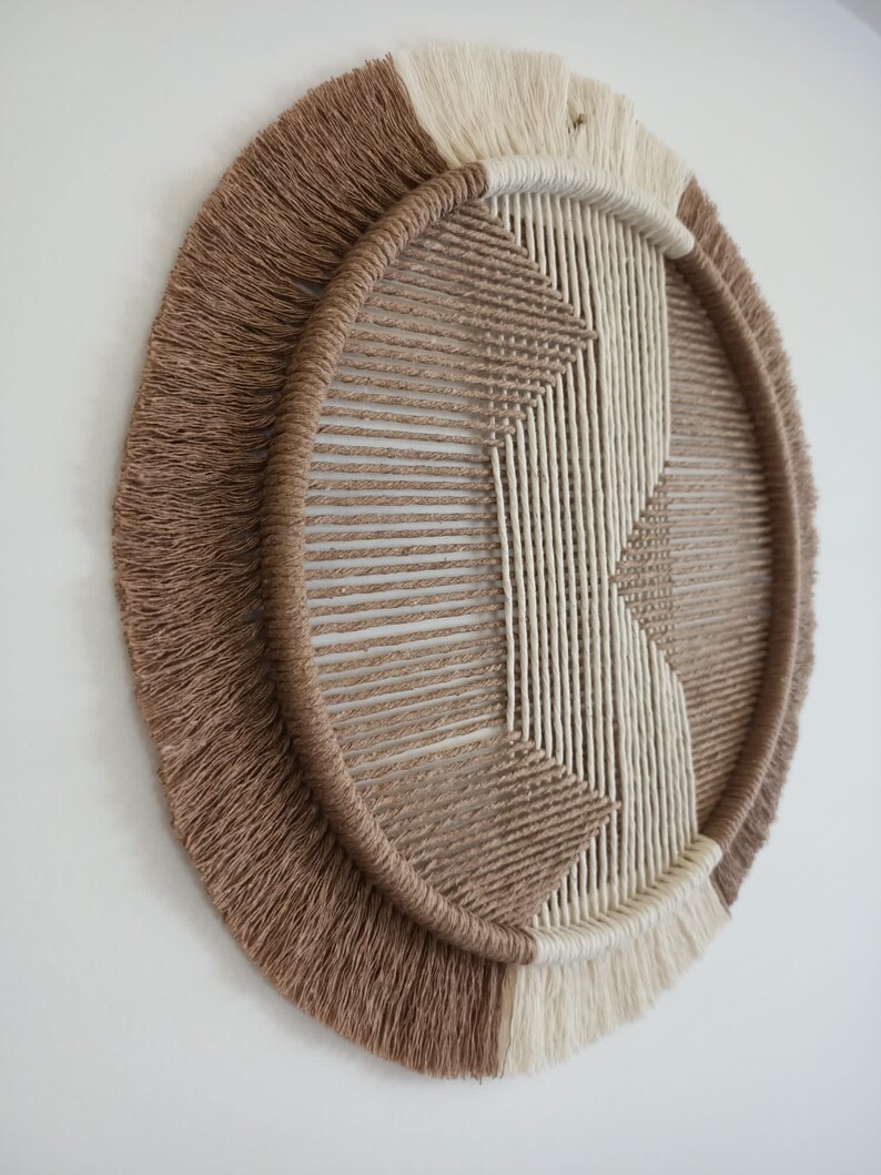 Home Design Macrame Wall Decor Circular Art İnterior - Etsy