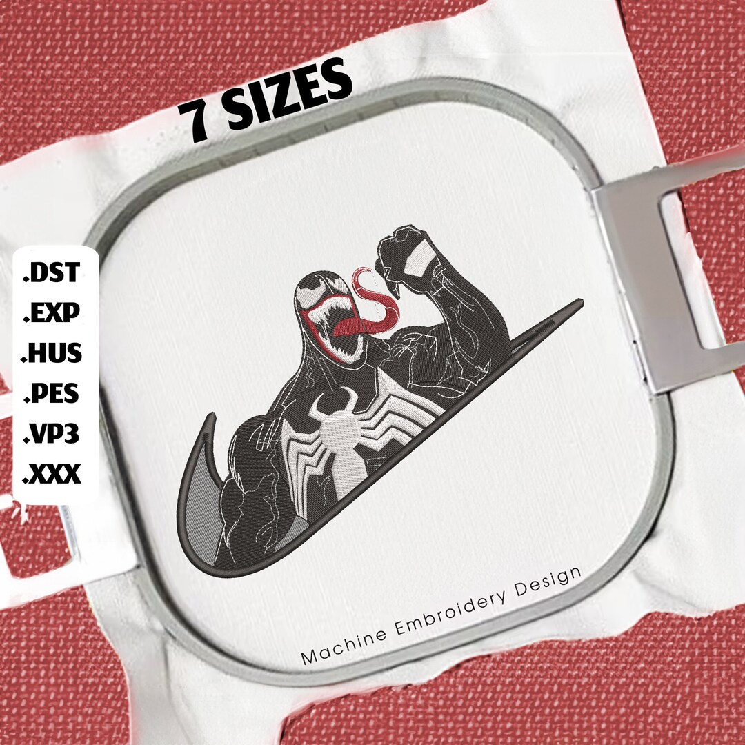 Nk Logo Venom Machine Embroidery Design Digital Machine Embroidery ...