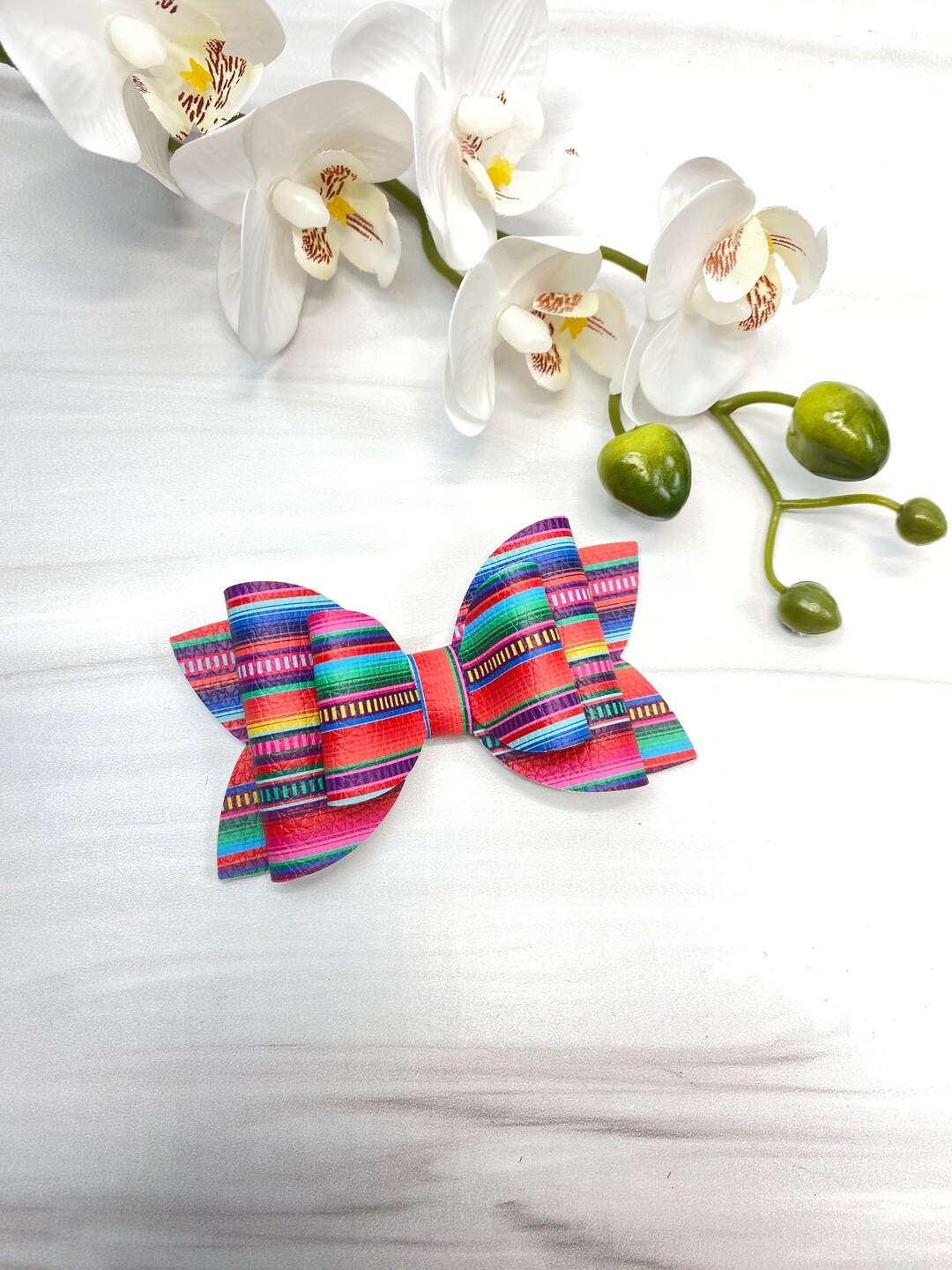 Mexican Bow, Mexican Hair Bow, 5 De Mayo, Mexican Fiesta Bow - Etsy