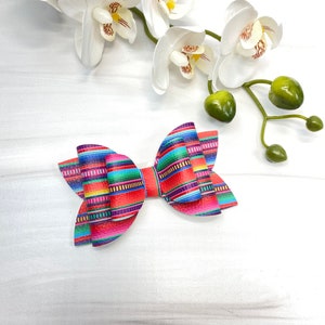 Mexican Bow, Mexican Hair Bow, 5 De Mayo, Mexican Fiesta Bow - Etsy