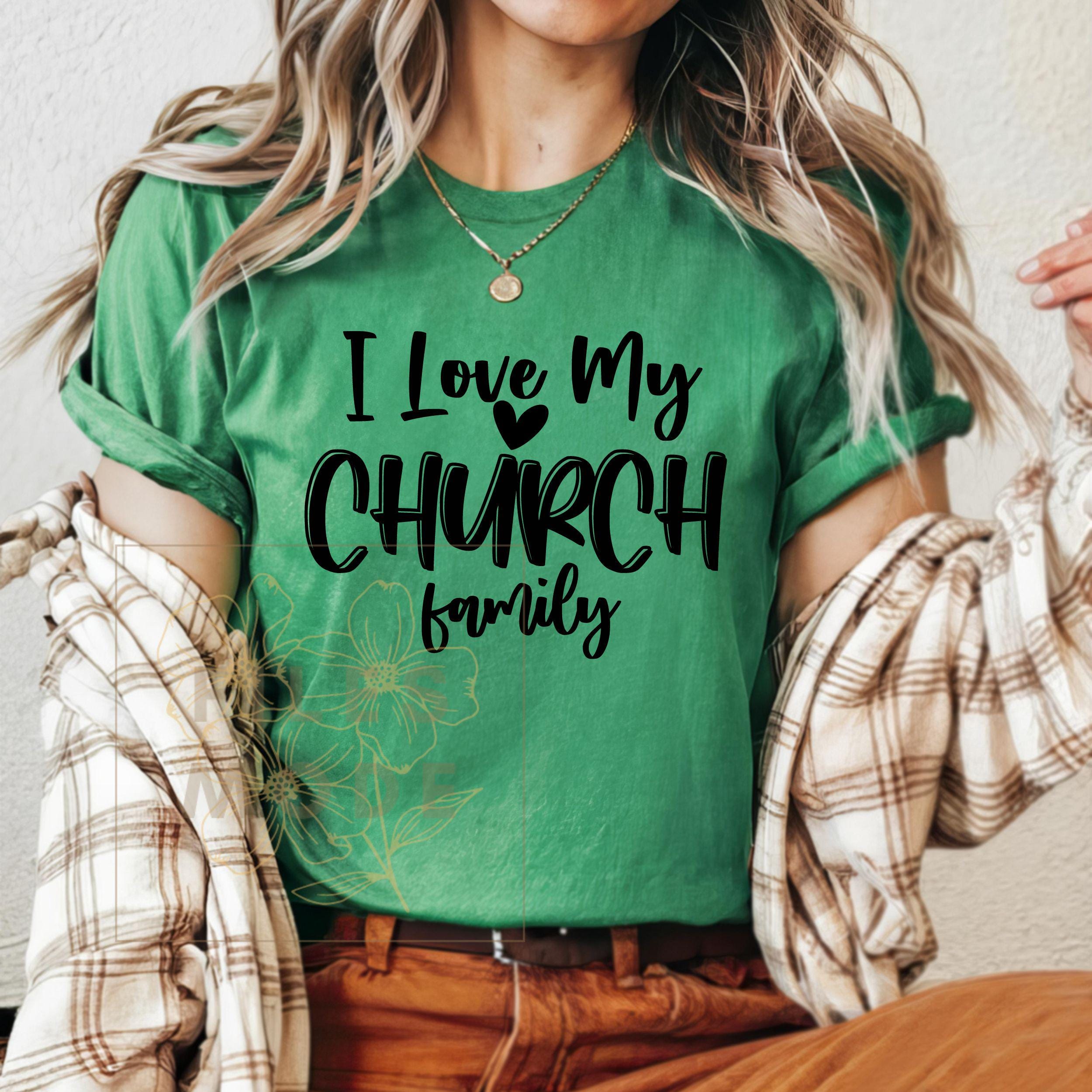 I Love My Church Family Bundle Svg, Png, Teacher Svg, School Svg, Back ...