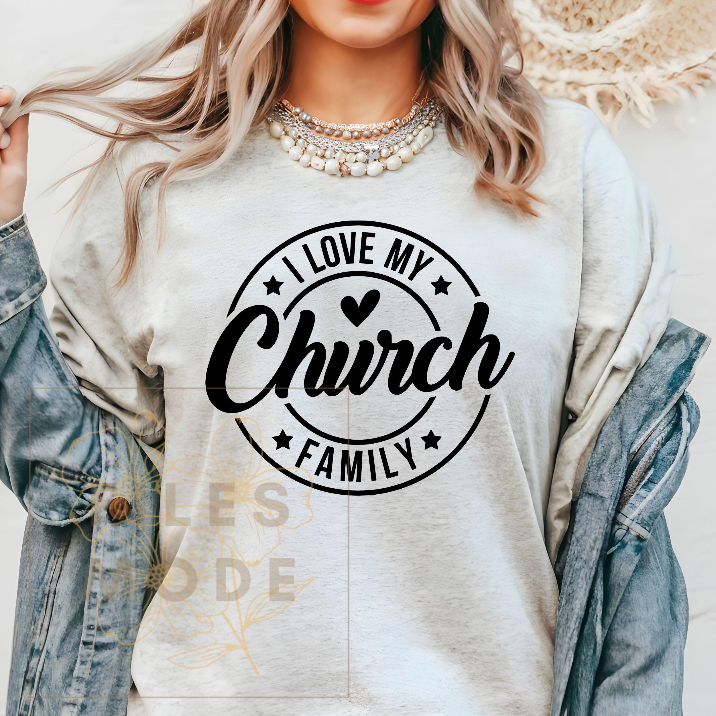 I Love My Church Family Bundle Svg, Png, Teacher Svg, School Svg, Back ...