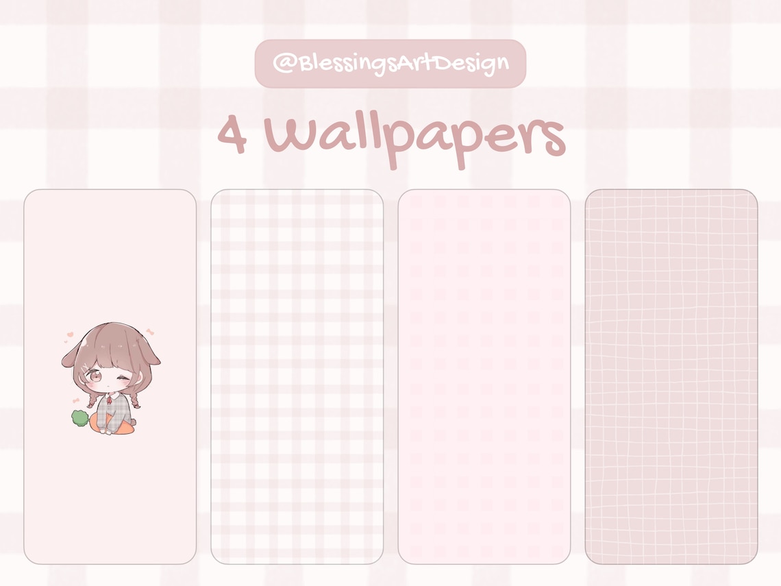 50 Chibi Cute Girl Ios Icons Pack Iphone Theme App Cover - Etsy