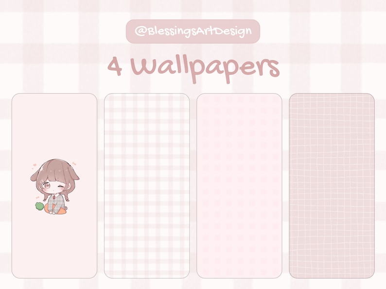 50 Chibi Cute Girl Ios Icons Pack Iphone Theme App Cover | Etsy