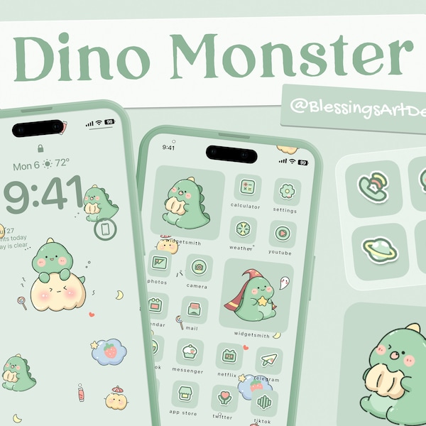 Green App Icons - Etsy