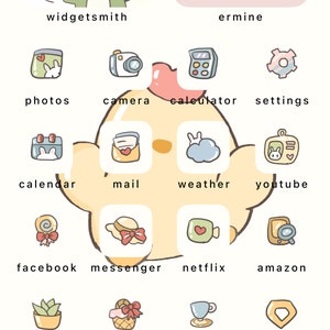 50+ Icon | Cute Animal | Ios Icons Pack, iPhone Theme, App Cover, Icons ...