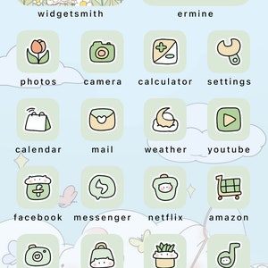 80+ Icon | Flower Field | Ios Icons Pack, iPhone Theme, App Cover ...