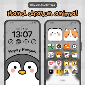 Cute Pet Animal | Ios Icons Pack Bundle, iPhone Theme, App Covers ...