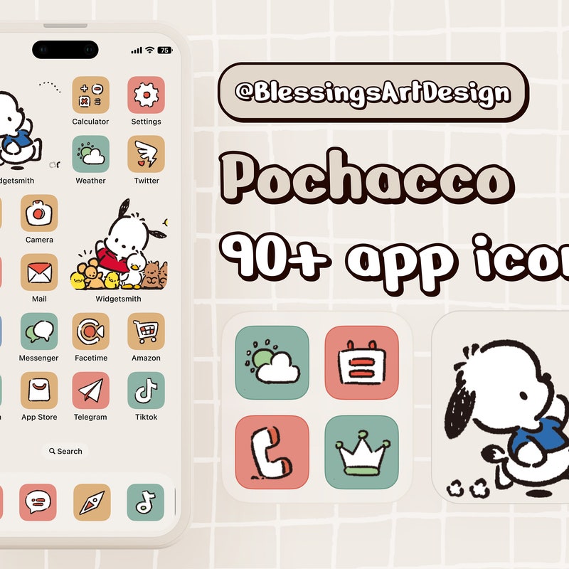 Dog iPhone Icons - Etsy