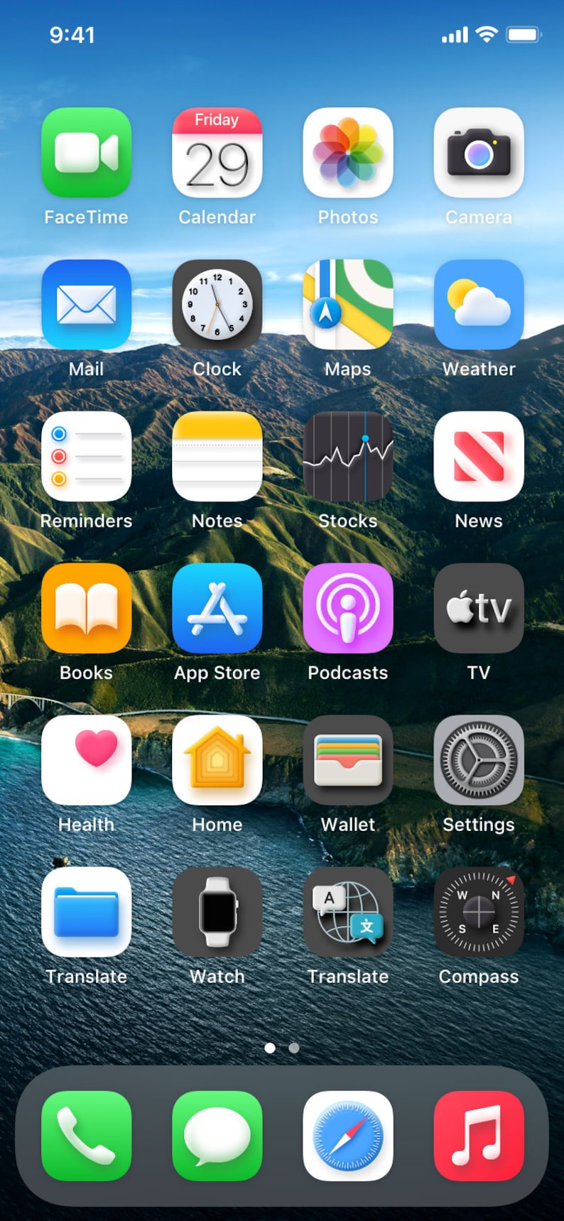 BIG SUR Style 100 Iphone IOS 14 App Icons Pack Macos Big - Etsy