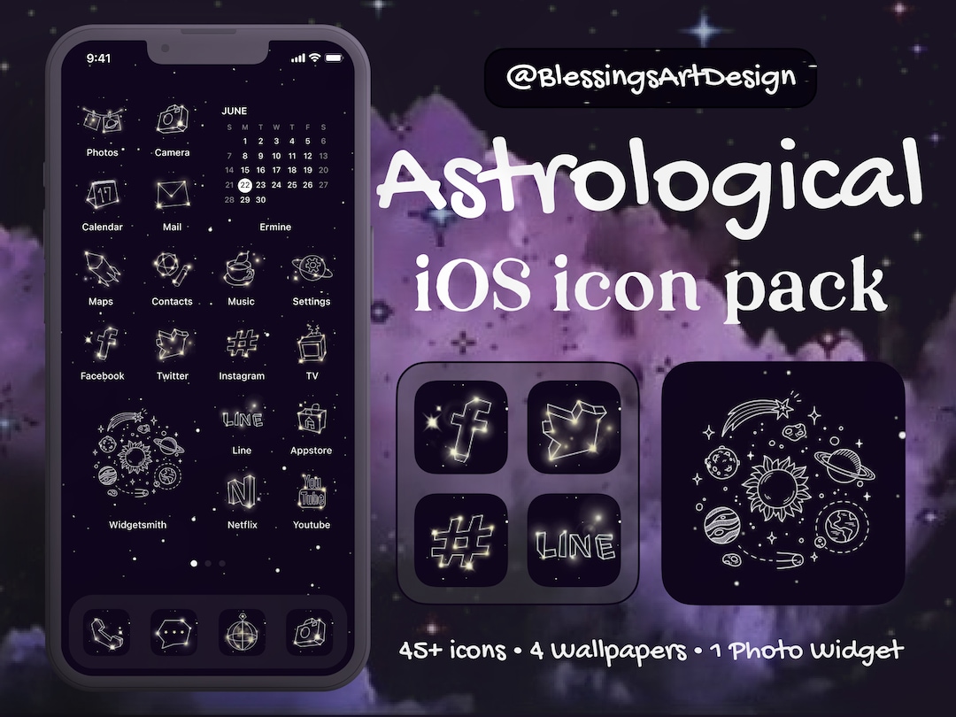 Astrological Sign | App Icons, Iphone, App Cover, Bundle, Home Screen ...
