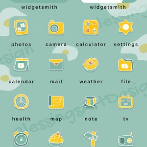 Happy Duck | Ios Icons Pack Bundle, iPhone Theme, App Covers, Icons ...