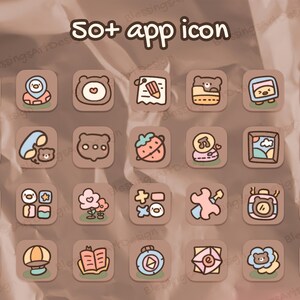 Little Cute Pet | Ios Icons Pack Bundle, iPhone Theme, App Covers ...