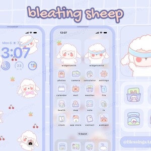 Bleating Sheep | Ios Icons Pack Bundle, iPhone Theme, App Covers, Icons ...