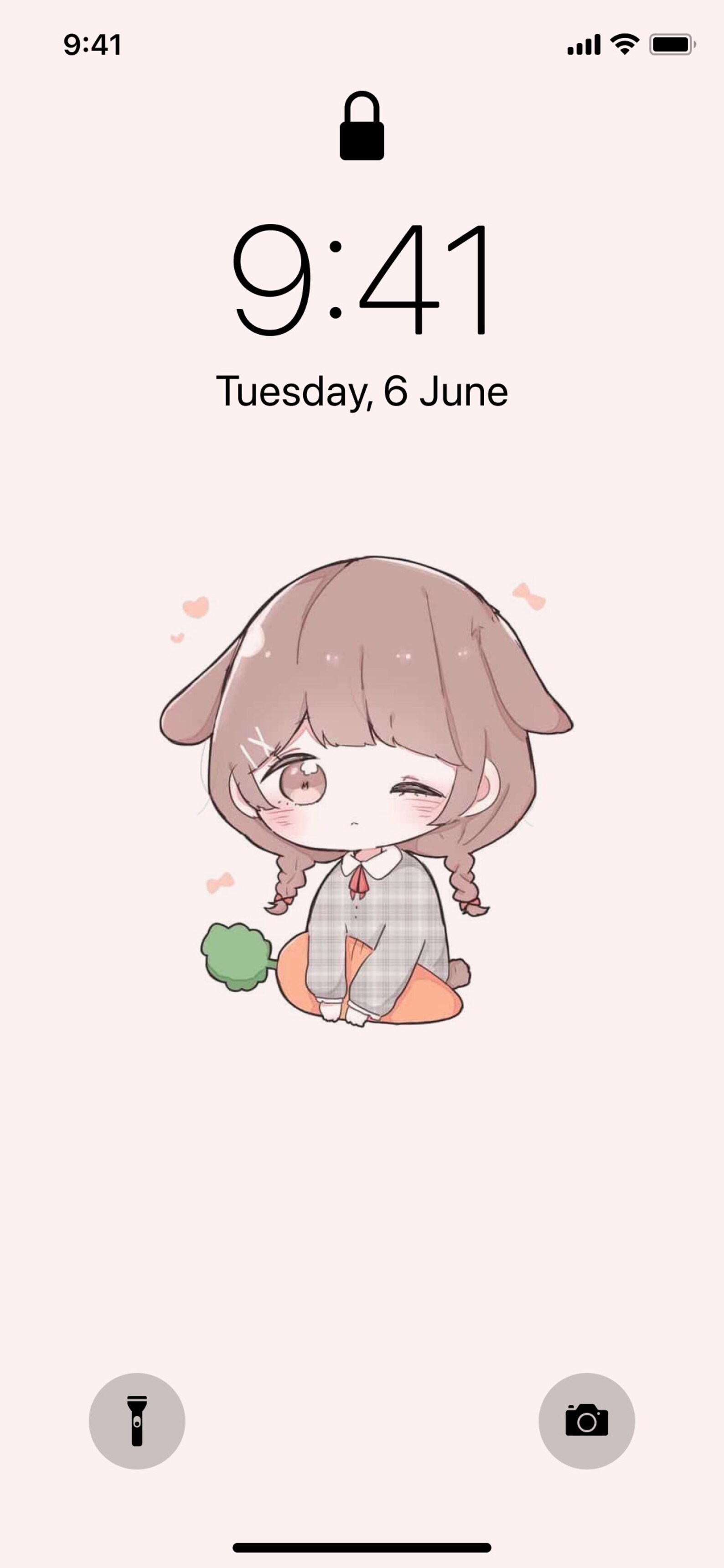 50 Chibi Cute Girl Ios Icons Pack Iphone Theme App Cover | Etsy