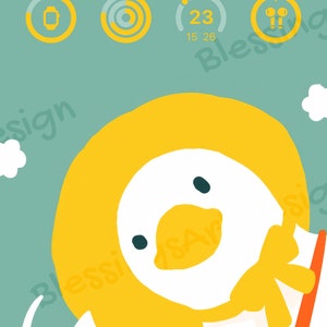 Happy Duck | Ios Icons Pack Bundle, iPhone Theme, App Covers, Icons ...