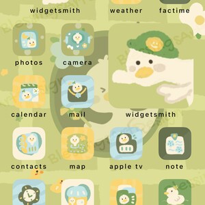 Retro Outing Duck | Ios Icons Pack, iPhone Theme, App Cover, Icons Skin ...