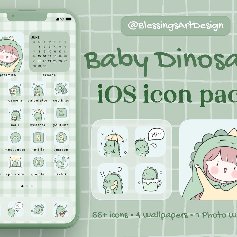 Dinosaur App - Etsy UK