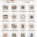 50 Icon Cute Small Girl Ios Icons Pack, iPhone Theme, App Cover, Icons ...