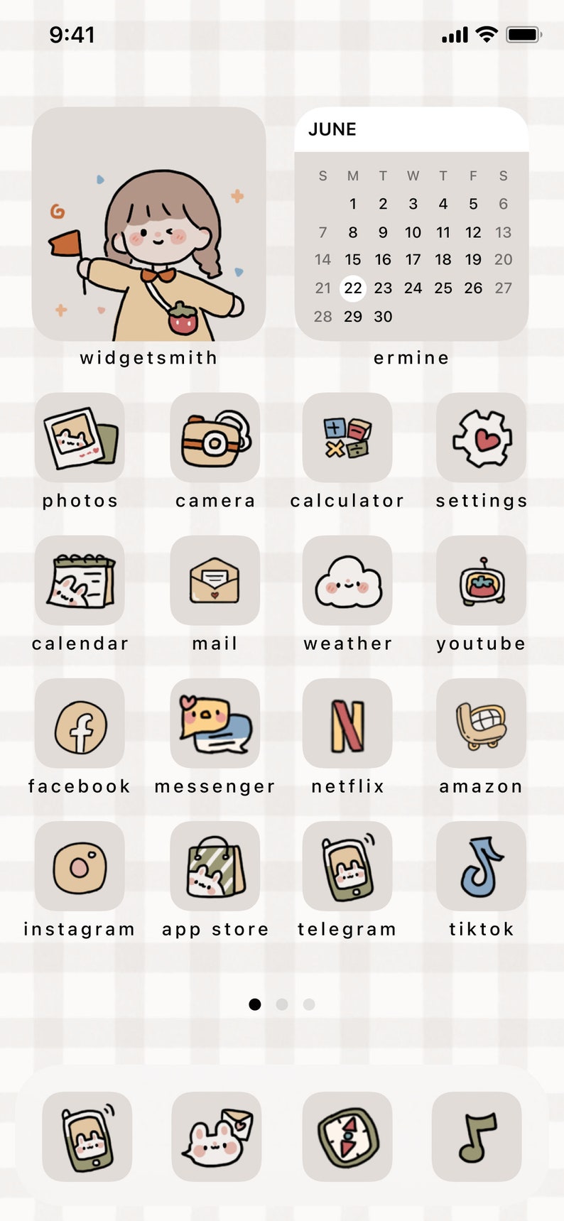 50 Icon Cute Small Girl Ios Icons Pack Iphone Theme App - Etsy