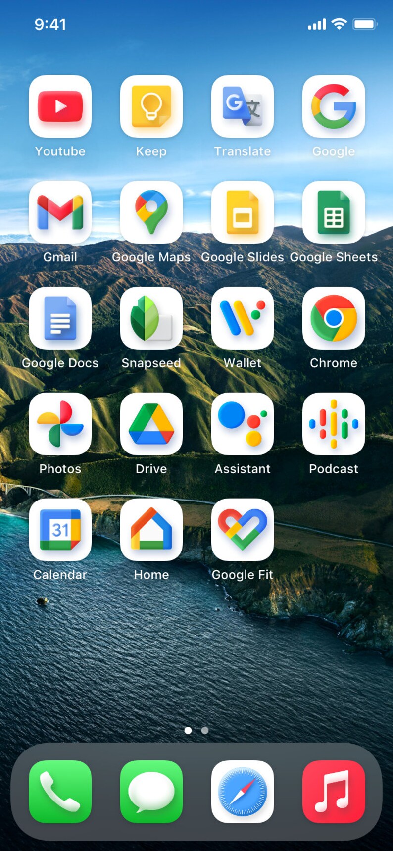 BIG SUR Style 100 Iphone IOS 14 App Icons Pack Macos Big - Etsy