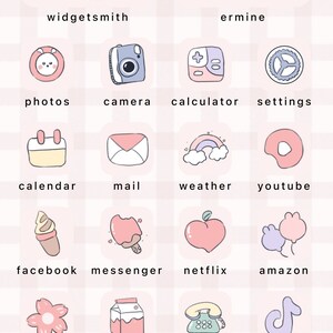 50+ Chibi Cute Girl | Ios Icons Pack, iPhone Theme, App Cover, Icons ...