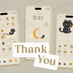 Pick A Moon Cat | Ios Icons Pack, iPhone Theme, App Cover, Icons Skin ...
