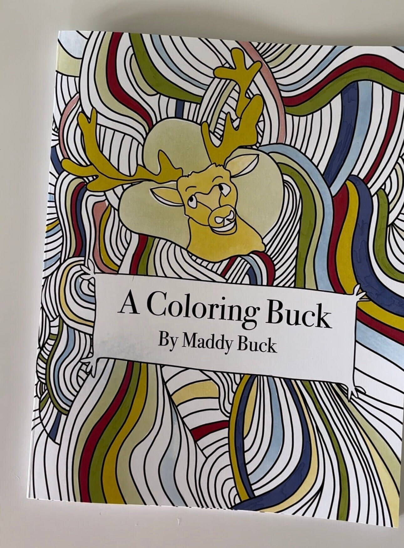 A Coloring Buck coloring Book Signed by the Artist - Etsy