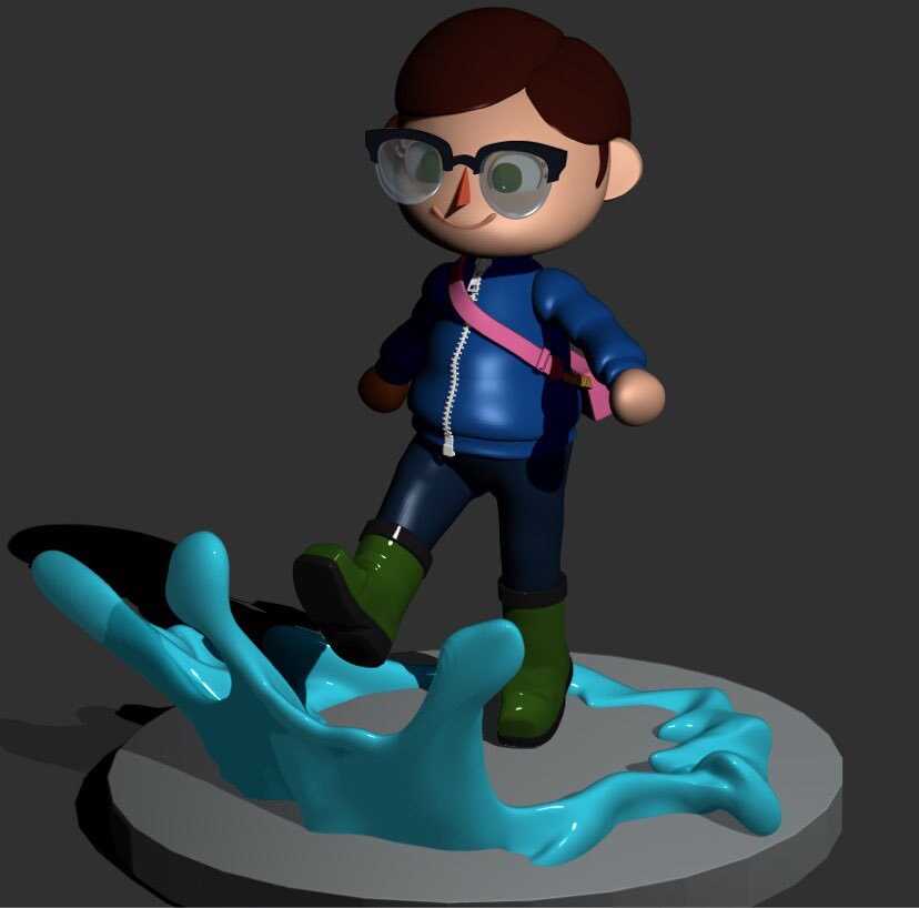 CUSTOM Animal Crossing Character 3D Print STL File - Etsy