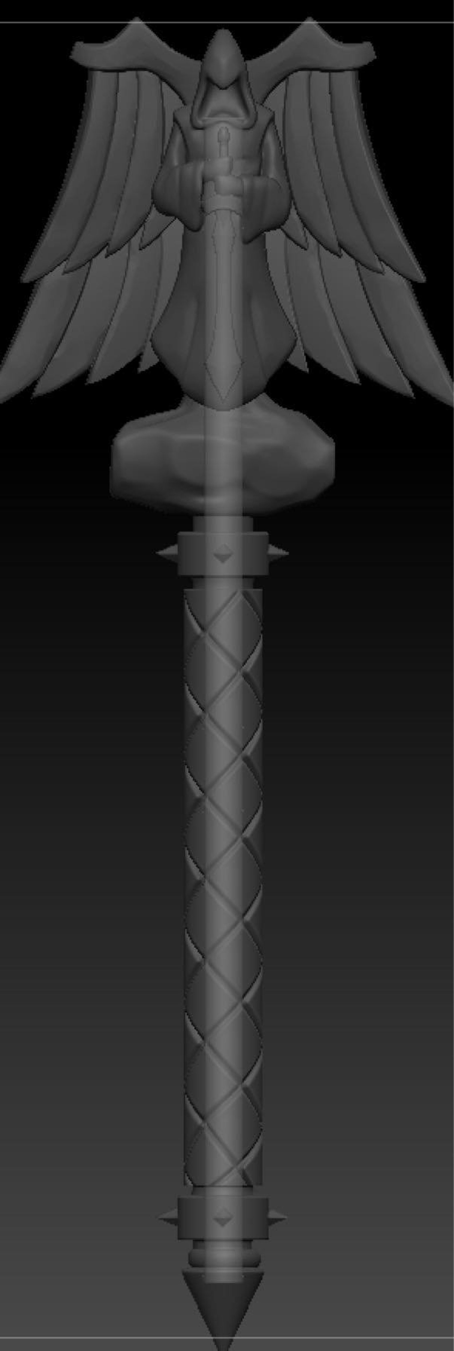 Dark Angels Crozius Arcanum 3D Print File STL - Etsy España