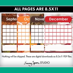 Editable Printable Calendar With Bonus Paper Pack – Custom 12-month ...