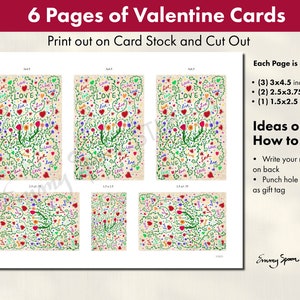 Printable Valentine Card Variety Pack, Digital Download - Etsy