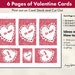 Printable Valentine Card Variety Pack, Digital Download - Etsy