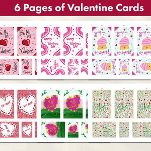 Printable Valentine Card Variety Pack, Digital Download - Etsy