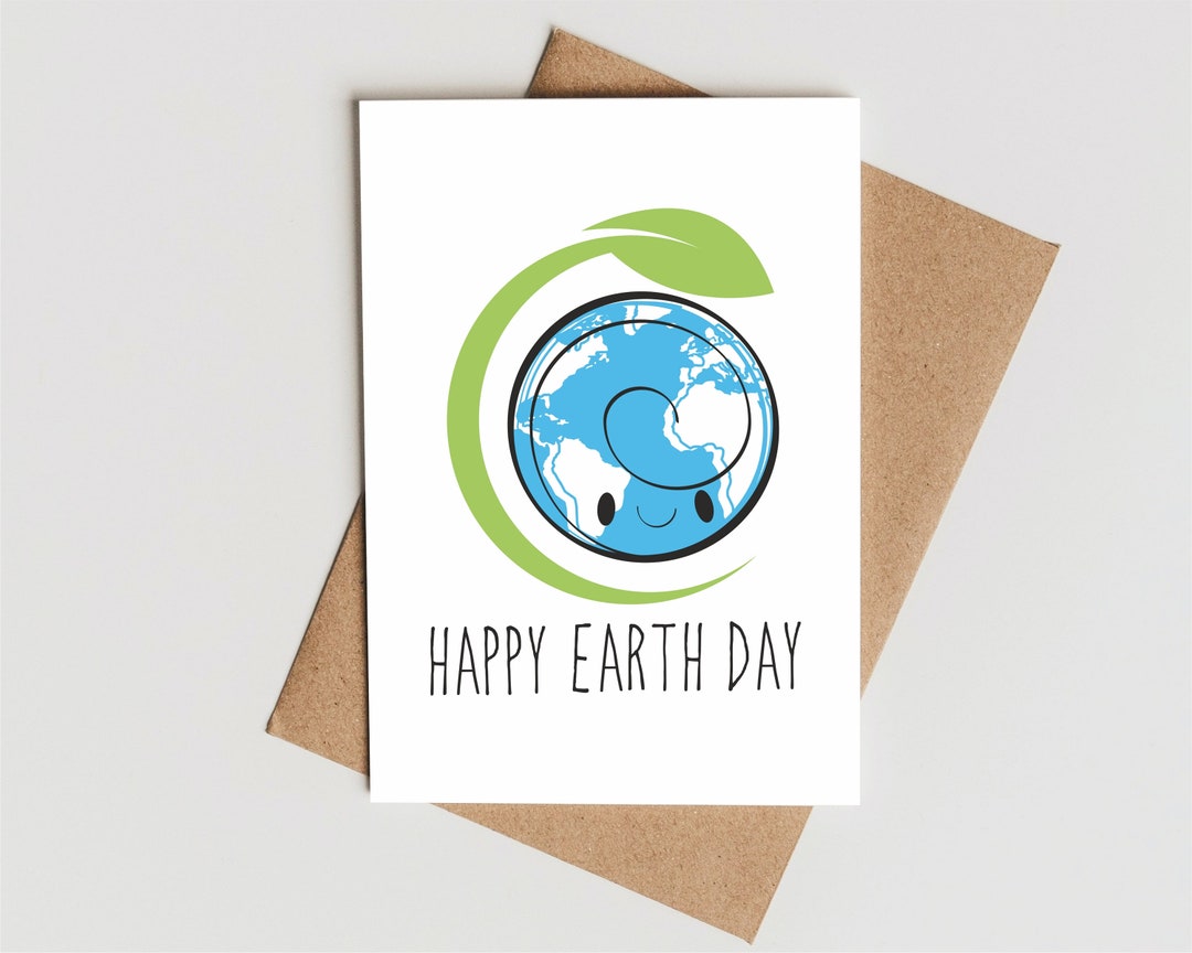 Earth Day Card, Happy Earth Day Card, Earth Day Card Printable, Earth ...