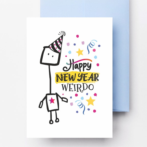 Funny Happy New Year Cards - Etsy