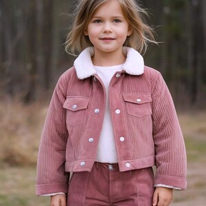Jacket Sewing Pattern for Kids, Short Jacket Pattern, Kids Pattern, PDF ...