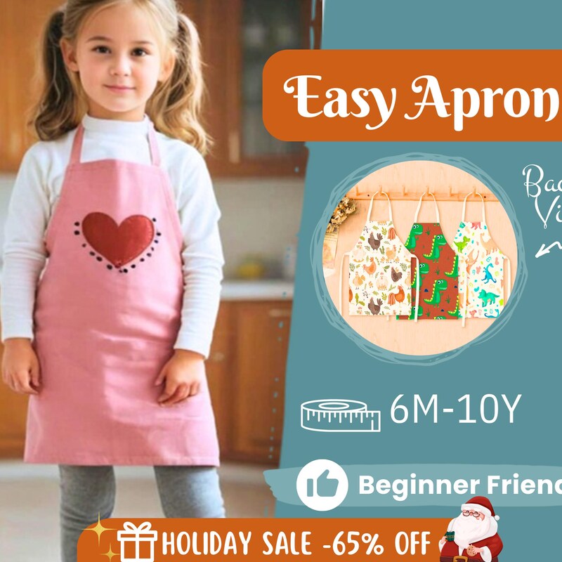 Kids Apron Pattern - Etsy