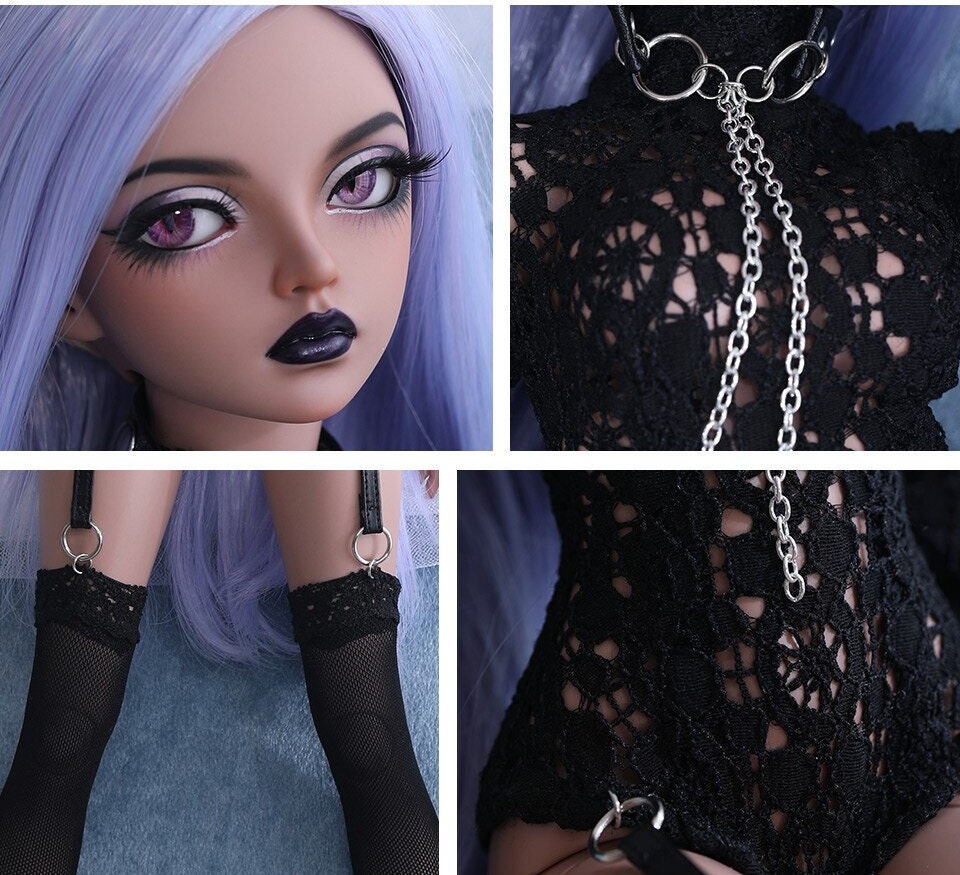 Full Set Bjd Doll 1 4 Handmade Resin Bjd Doll With Clothes Etsy
