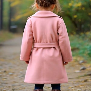 Coat Sewing Pattern for Kids, Girl Coat Pattern, Kids Pattern, PDF ...