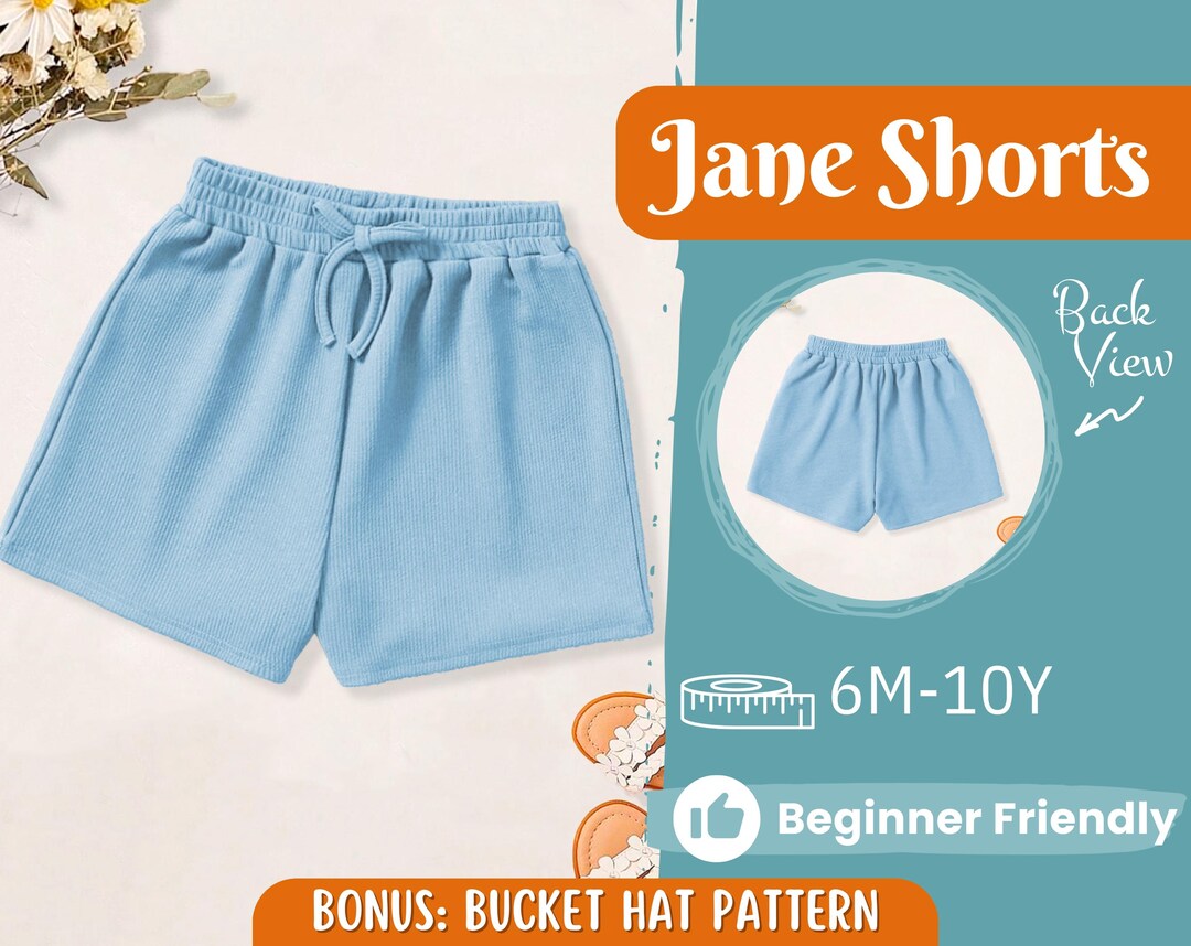 Kids Shorts Sewing Pattern, Shorts Pattern, Kids Pattern, Shorts for ...