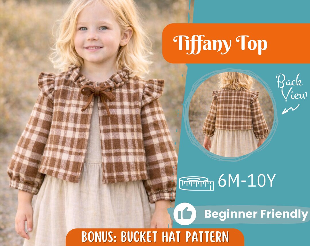 Girl Blouse Pattern, Sewing Pattern for Kids, Kids Pattern, Toddler ...