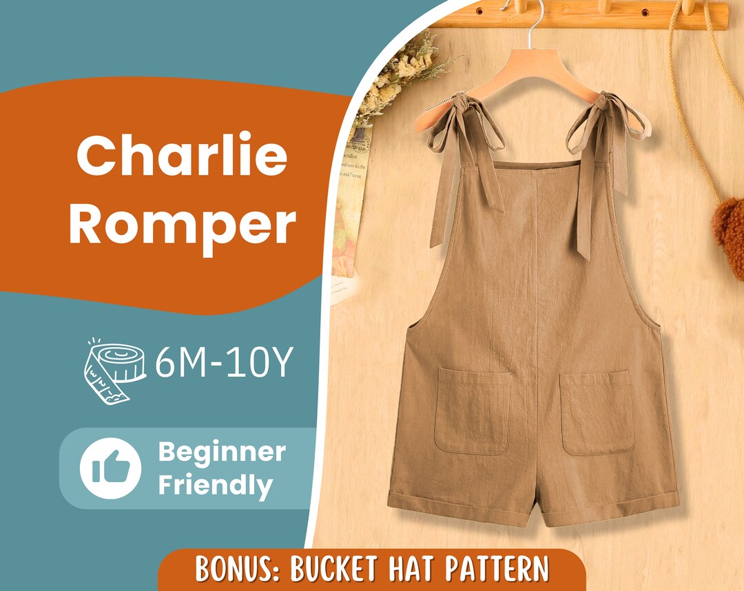 Romper Sewing Pattern for Kids, Romper Pattern, Kids Pattern, Overall ...