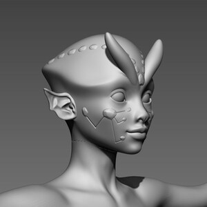 Alien 3D BJD Doll, Stl BJD 3D Model for Printing 3D BJD, Bjd 3D Print ...